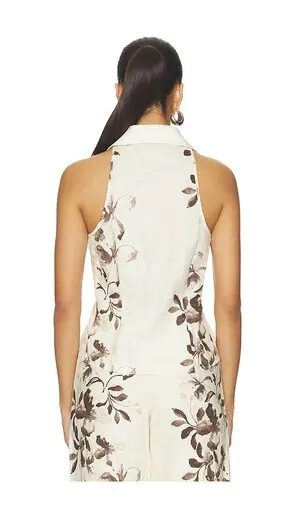 HEVRON Sloan Vest - Cream