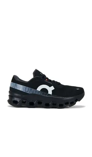 On Cloudmonster Athletic Sneakers - Black