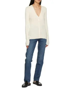 Co Logo High-waisted Straight Jeans