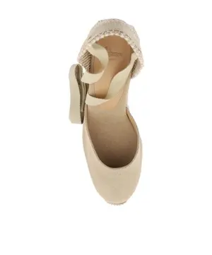 CastaÑer Carina 60mm Wedge Espadrilles - Nude
