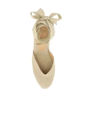 CastaÑer Chiara Lace-up Wedge Espadrilles