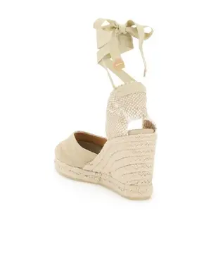 CastaÑer Chiara Lace-up Wedge Espadrilles