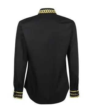 Versace Chain Couture Cotton Shirt