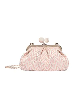 Max Mara Patterned Shoulder Bag - Pink