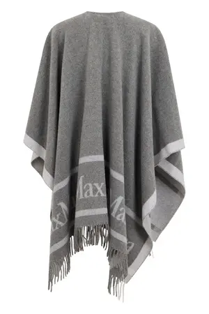 Max Mara Jacquard Logo Cape