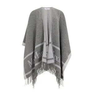 Max Mara Jacquard Logo Cape - No