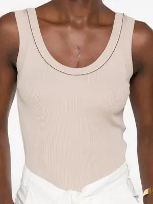 Brunello Cucinelli Embellished Tank Top