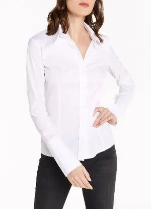 Patrizia Pepe Long-sleeved Button-up Shirt
