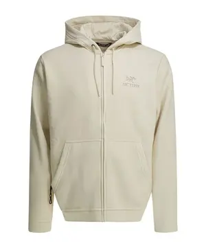 Arc'teryx Emblem Fleece Full Zip Hoody - Sea Salt