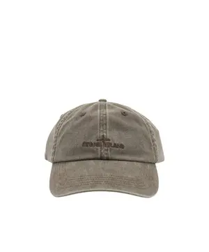 Stone Island Letter-logo Baseball Cap