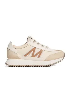 Moncler Pacey2 Suede Nubuck Sneakers - Beige
