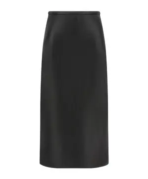 Co Slit Midi Skirt - Black