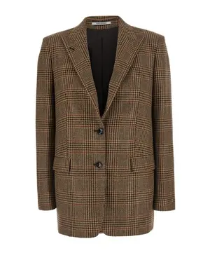 Tagliatore Berta' Single-breasted Wool Jacket - Brown
