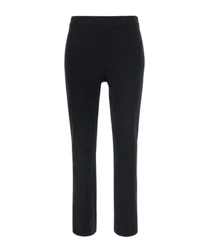 JUCCA Slim-fit Trousers With Tonal Stitching - Black