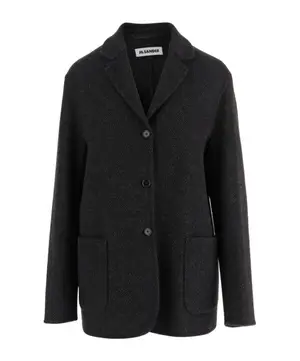 JIL SANDER Long-sleeved Casual Jacket - Black