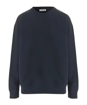 JIL SANDER Long-sleeve Sweatshirt - Navy