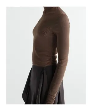LEMAIRE Ballerina Scarf Top In Mesh Jersey