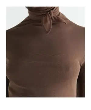 LEMAIRE Ballerina Scarf Top In Mesh Jersey