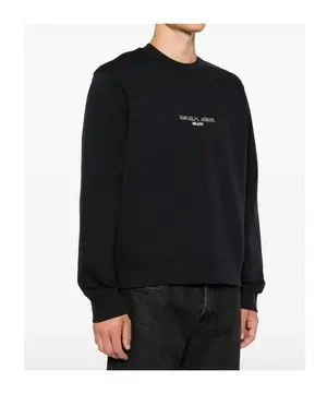 Emporio Armani Logo-print Cotton Sweatshirt