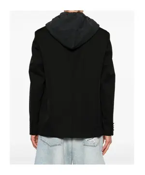 Balenciaga Long-sleeve Hooded Jacket