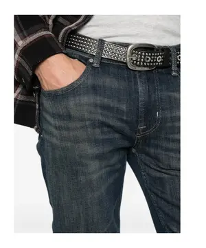 7 For All Mankind Whiskered Faded-effect Jeans