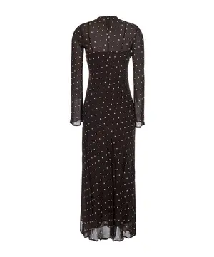 SEMICOUTURE Long Polka-dot Dress