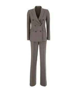 Tagliatore Pinstripe Suit - Gray