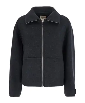 SEMICOUTURE Jeanie' Zip-up Jacket - Grey