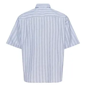 Undercover Layered Collar Striped Shirt