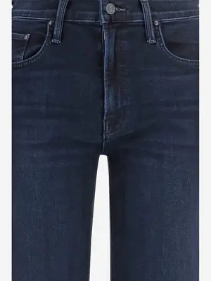 MOTHER High-rise Straight-leg Jeans