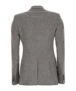 Tagliatore Double-breasted Wool Blazer With Peak Lapels