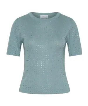 Marella Crystal-embellished Knit T-shirt