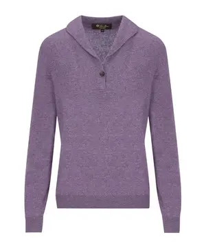 Loro Piana Long-sleeved Sweater - Purple