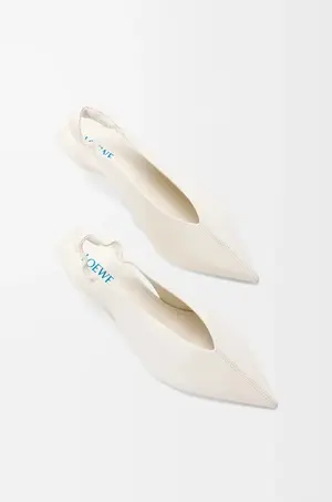 Loewe Origami Cubic Slingback In Lambskin