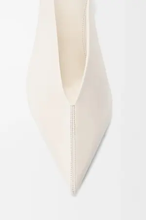 Loewe Origami Cubic Slingback In Lambskin