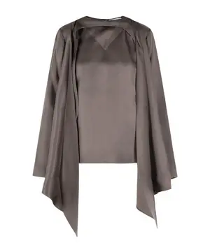 Loulou De Saison Gala Silk-twill Blouse