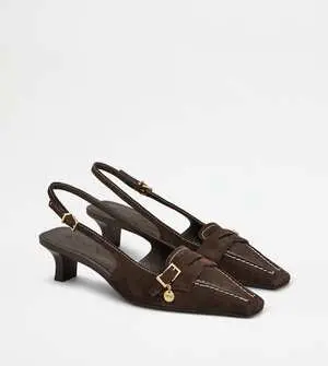 TOD'S Slingback Pumps In Suede