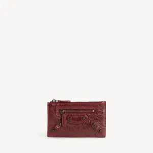 Balenciaga Le City Long Coin And Card Holder - Red