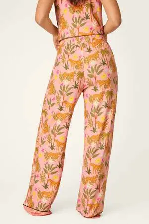 PJ Salvage Leopard Safari Print Lounge Pants