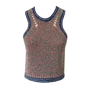ESSIEN & EMRE Esme Knitted Tank Top - Blue
