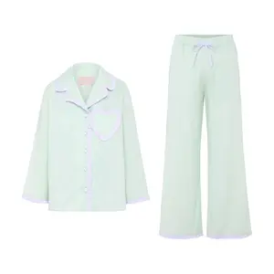 LOVE LETTERS X Dolce Verbena Pyjama - Green