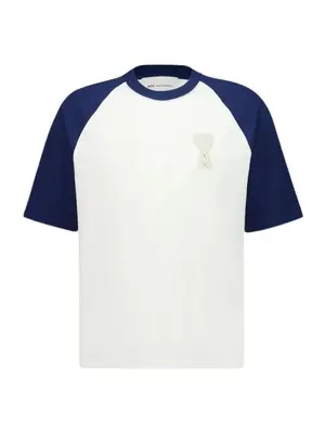 AMI Paris De Coeur Cotton T-shirt - White