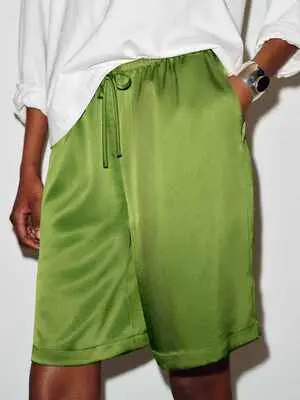 REFORMATION Sandy Satin Short