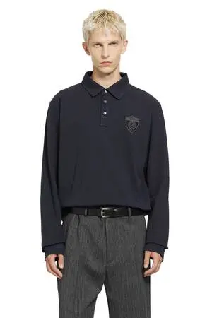 MAISON MARGIELA Shield Logo Polo - Blue