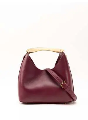 ELLEME Small Boomerang Leather Bag - Cerise