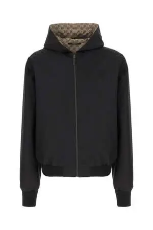 Gucci Hooded Zip-up Jacket - Multicolor