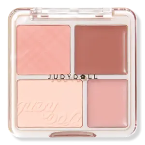 JUDYDOLL 2 In 1 Blush Highlight Palette - 04 Sunbath