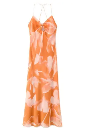 Mango Floral Printed Flowy Dress