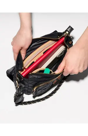 Mz Wallace Medium Crosby Lock Crossbody