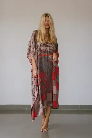 SUN CHILD Long Caftan Ronna